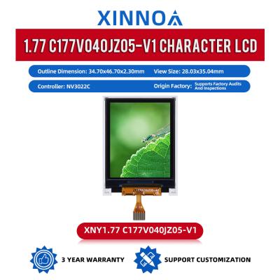 China C177V040JZ05-V1 1.77 Inch TFT Color Display NV3022C, SPI Serial Interface, Flexible Cable LCD Module For Meters & Home Appliances for sale