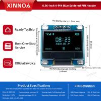China 0.91~1.54 Inch OLED Dot Matrix Screen 12864 LCD Screen 4/6/7 PINSD  IIC/SPI Module for sale