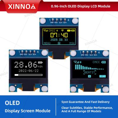 China 12864 IIC OLED 1.3/0.96/0.91-Inch LCD Display Module, 1315&1306 Driver, Available In Blue, White, Blue, And Yellow Dual Colors for sale