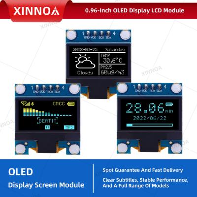 China 0.91/0.96/1.3 Inch OLED LCD Display Module 12864 IIC Blue, Yellow, Blue, White Dual-Color for sale