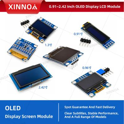 China 0.91/0.96/1.3/2.42 Inch I2C/SPI Monochrome/Dual-Color Serial Port Screen, Directly Supplied By The Manufacturer for sale