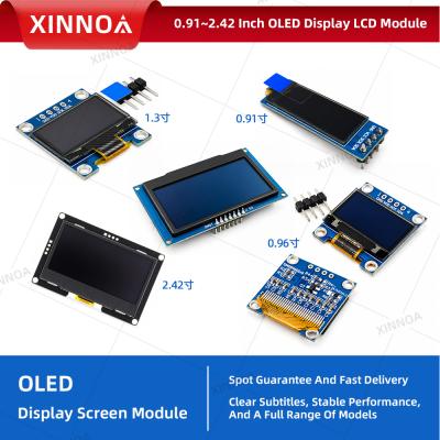 China Highlight OLED LCD Module, 0.91/0.96/1.3/2.42 Inches, White/Yellow/Blue, Dual-Color for sale