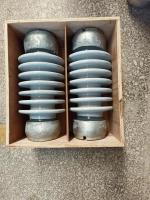 China ANSI TR-208 Solid Core Station Post Insulator Light Gray Glazed 610mm Creepage Distance for sale