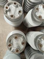 China ANSI TR-208 Solid Core Station Post Insulator Light Gray Glazed 610mm Creepage Distance for sale