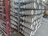 China IEC 25.8kV Oil Impregnated Porcelain Bushing 340mm Height Brown Glazed for sale