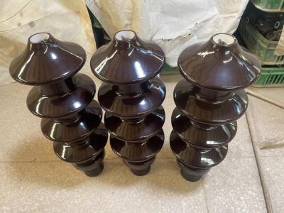 China DIN 42531 Oil Type Transformer Porcelain Bushing 30NF250 70kV 600mm Creepage for sale