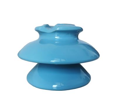 China Blue 36kV Porcelain Pin Insulators - 686mm Creepage Distance, 13kN Strength for Distribution Lines for sale