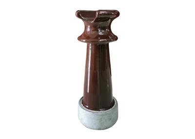 China High Strength LP Core Line Post Porcelain Insulator for HV Transmission Lines - Brown Finish with OEM/ODM Options for sale
