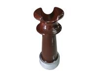 China High Strength LP Core Line Post Porcelain Insulator for HV Transmission Lines - Brown Finish with OEM/ODM Options for sale