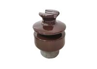 China IEC Standard Brown Pin Type Porcelain Insulator with Hardware Assembly for High Pollution Areas for sale