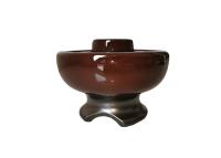 China ANSI 55-5 Pin Type Porcelain Insulator with Semi-Conductive Glaze - 305mm Creepage, 13kN Strength for sale