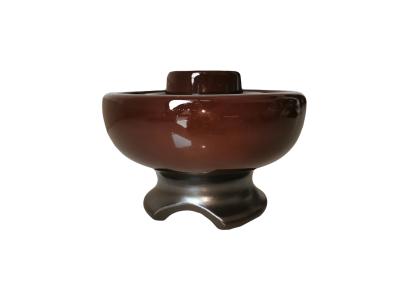 China ANSI 55-5 Pin Type Porcelain Insulator with Semi-Conductive Glaze - 305mm Creepage, 13kN Strength for sale