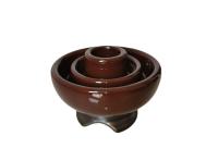 China ANSI 55-5 Pin Type Porcelain Insulator with Semi-Conductive Glaze - 305mm Creepage, 13kN Strength for sale