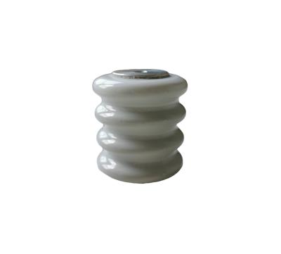 China ANSI 10KV Porcelain Standoff Insulator 66mm Height 60mm Diameter for Electrical Transmission for sale