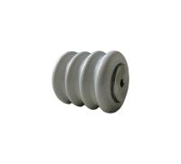 China ANSI 10KV Porcelain Standoff Insulator 66mm Height 60mm Diameter for Electrical Transmission for sale