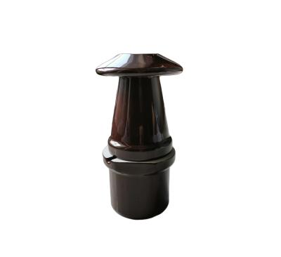 China DIN 42539 3kV DT3-630A Porcelain Power Line Insulator - 135+55mm Height, 120mm Creepage Distance for sale