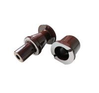 China DIN 42539 3kV DT3-630A Porcelain Power Line Insulator - 135+55mm Height, 120mm Creepage Distance for sale