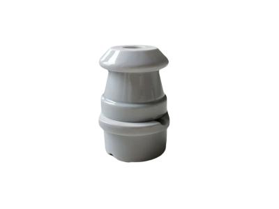 China DIN Standard 1KV DT1-250A Porcelain Power Line Insulator - 70+30mm Height, 55mm Creepage Distance for Electrical Applications for sale