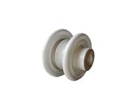 China IEC Standard 1.5KV Porcelain Spool Insulator 93mm Height φ110mm Shed Diameter for Transmission Lines for sale
