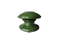 China ANSI Standard 1.5kV Green Porcelain Spool Insulator - 93mm Height, φ110mm Shed Diameter for Transmission Lines for sale