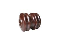 China ANSI 53-1 Shackle Type Porcelain Spool Insulator - 9kN Load, 54mm Height for Transmission Lines for sale