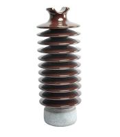 China ANSI 57-5L Post Porcelain Insulator 18kg with 1143mm Creepage Distance for Distribution Lines for sale