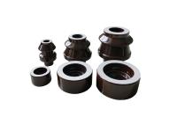 China IEC Standard Low Voltage Transformer Porcelain Bushing - Brown Color for Oil Distribution Transformers for sale