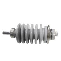 China 24kV Electrical Upper Rod Lightning Arrester Insulator 350mm Height with 10kN Cantilever Strength for sale