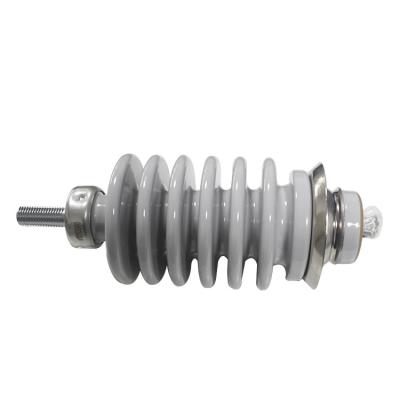 China 24kV Electrical Upper Rod Lightning Arrester Insulator 350mm Height with 10kN Cantilever Strength for sale
