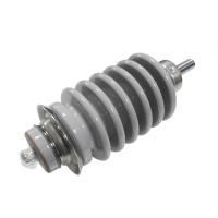 China 24kV Electrical Upper Rod Lightning Arrester Insulator 350mm Height with 10kN Cantilever Strength for sale