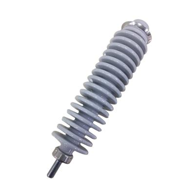 China IEC 40.5kV Lightning Arrester Insulator with Metal Fitting - 550mm Height, 1256mm Creepage Distance for sale