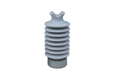 China Light Gray OEM ANSI 57-3 Porcelain Line Post Insulator - 737mm Creepage, 12.5kN Strength for sale