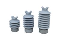 China ANSI 57-2 Porcelain Line Post Insulator 559mm Creepage Distance 12.5kN Strength for Transmission Lines for sale