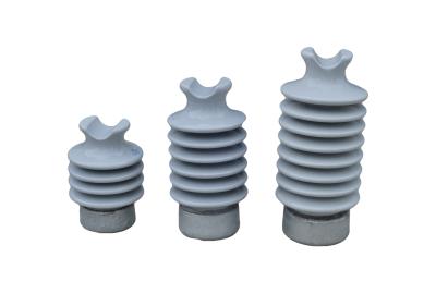 China ANSI 57-2 Porcelain Line Post Insulator 559mm Creepage Distance 12.5kN Strength for Transmission Lines for sale