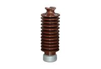 China ANSI 57-5 Brown Glazed Porcelain Station Post Insulator - 12.5 kN Strength, 1145 mm Creepage Distance for sale