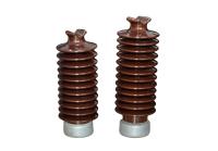 China ANSI 57-5 Brown Glazed Porcelain Station Post Insulator - 12.5 kN Strength, 1145 mm Creepage Distance for sale
