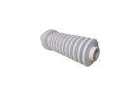 China Custom 25.8kV Gas Insulated Transformer Bushing - 482mm Height, 1018mm Creepage Distance, Bright White Finish for sale