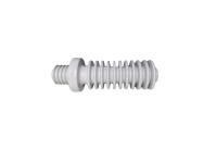 China Custom 25.8kV Gas Insulated Transformer Bushing - 482mm Height, 1018mm Creepage Distance, Bright White Finish for sale
