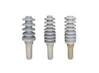 China Light Gray ANSI 18kV Transformer Porcelain Bushing for sale