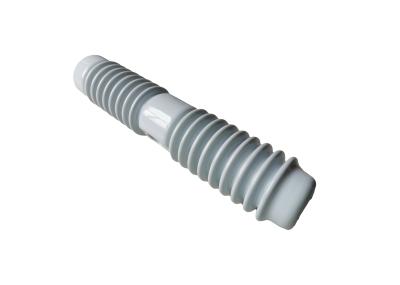China White Glazed 16 Sheds Porcelain Fuse Cutout - 33/36kV Voltage, 660mm Creepage Distance for Distribution Line Protection for sale