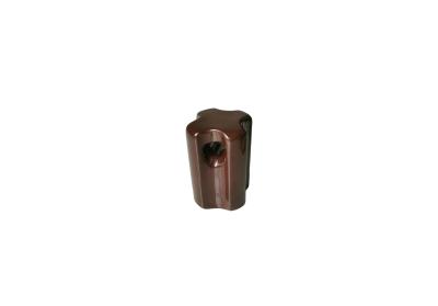 China Lightweight 44kN ANSI 54-1 Porcelain Strain Insulator with 41mm Creepage Distance and 89mm Height for Transmission Lines for sale
