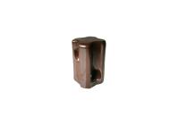China Lightweight 44kN ANSI 54-1 Porcelain Strain Insulator with 41mm Creepage Distance and 89mm Height for Transmission Lines for sale