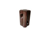 China High Tensile 160kN ANSI Gy3 Porcelain Strain Insulators - 216mm Height, 4.3kg Weight for Transmission Lines for sale