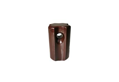 China High Tensile 160kN ANSI Gy3 Porcelain Strain Insulators - 216mm Height, 4.3kg Weight for Transmission Lines for sale