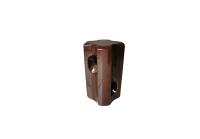 China High Tensile 160kN ANSI Gy3 Porcelain Strain Insulators - 216mm Height, 4.3kg Weight for Transmission Lines for sale