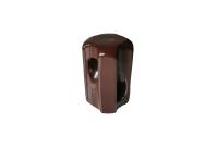 China Easy Clean 71kN ANSI Gy2 Stay Wire Insulator - 146mm Height, 15kV Flashover Voltage for Transmission Lines for sale