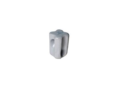 China Light Gray Glazed Porcelain Strain Insulators - 89kN Tensile Strength, 1.85kg Weight for Transmission Lines for sale