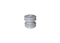 China ANSI 53-3 Porcelain Spool Insulator 8.9kN Load Capacity 81mm Height for Electrical Transmission for sale