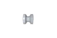 China Light Gray 18kN ANSI C29.3 Porcelain Spool Insulator - 81mm Height, 0.6kg Weight for High Voltage Applications for sale