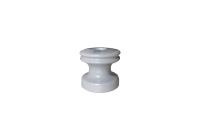 China Light Gray 18kN ANSI C29.3 Porcelain Spool Insulator - 81mm Height, 0.6kg Weight for High Voltage Applications for sale